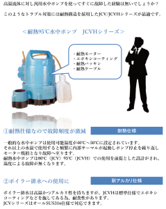 JCV・JCVH採用した理由 | 耐熱ポンプドットコム